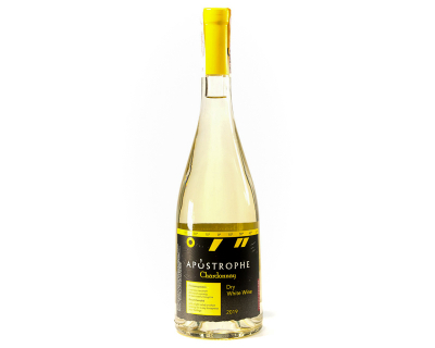 Dry White Ordinary Table Varietal Wine “Chardonnay Apostrophe”