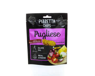 Сrispy snacks PIZZETTA CHIPS "Pugliese"