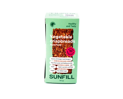 Vegetable crispbreads