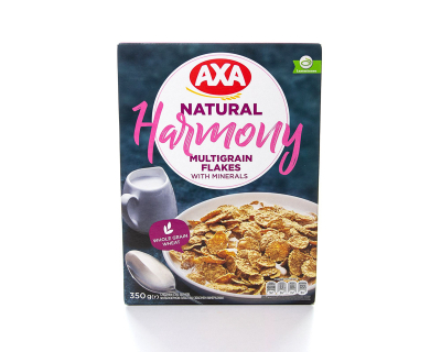 Multigrain flakes enriched with minerals